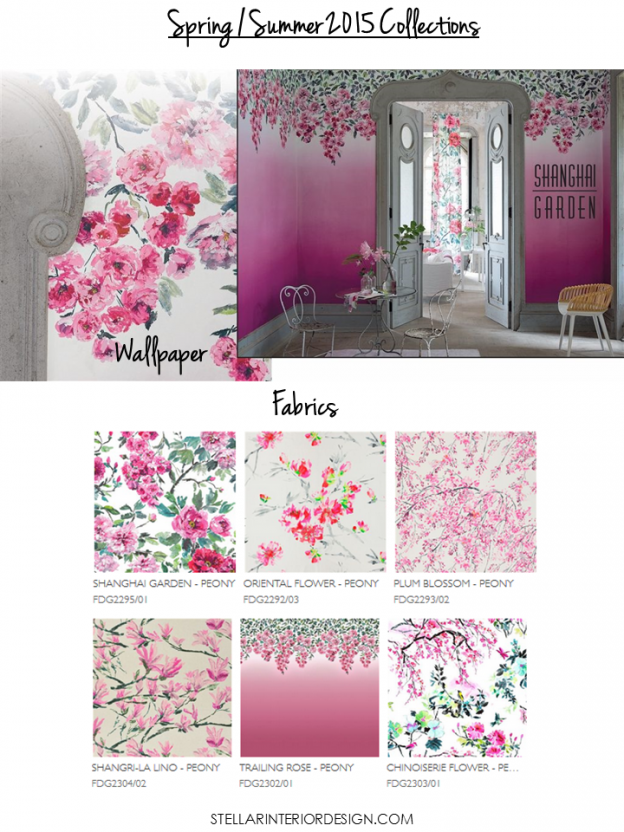 New Spring Home Fabrics & Wallpapers - Stellar Interior Design