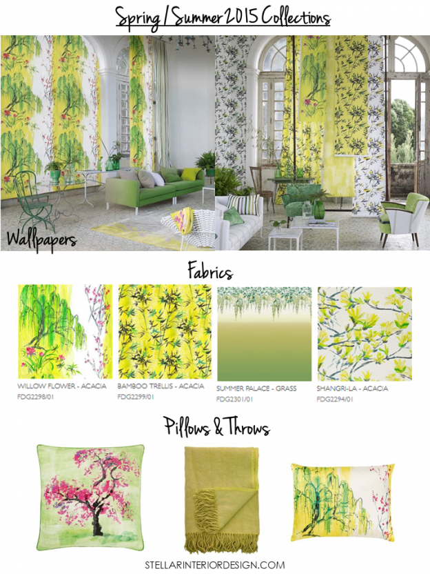 New Spring Home Fabrics & Wallpapers - Stellar Interior Design